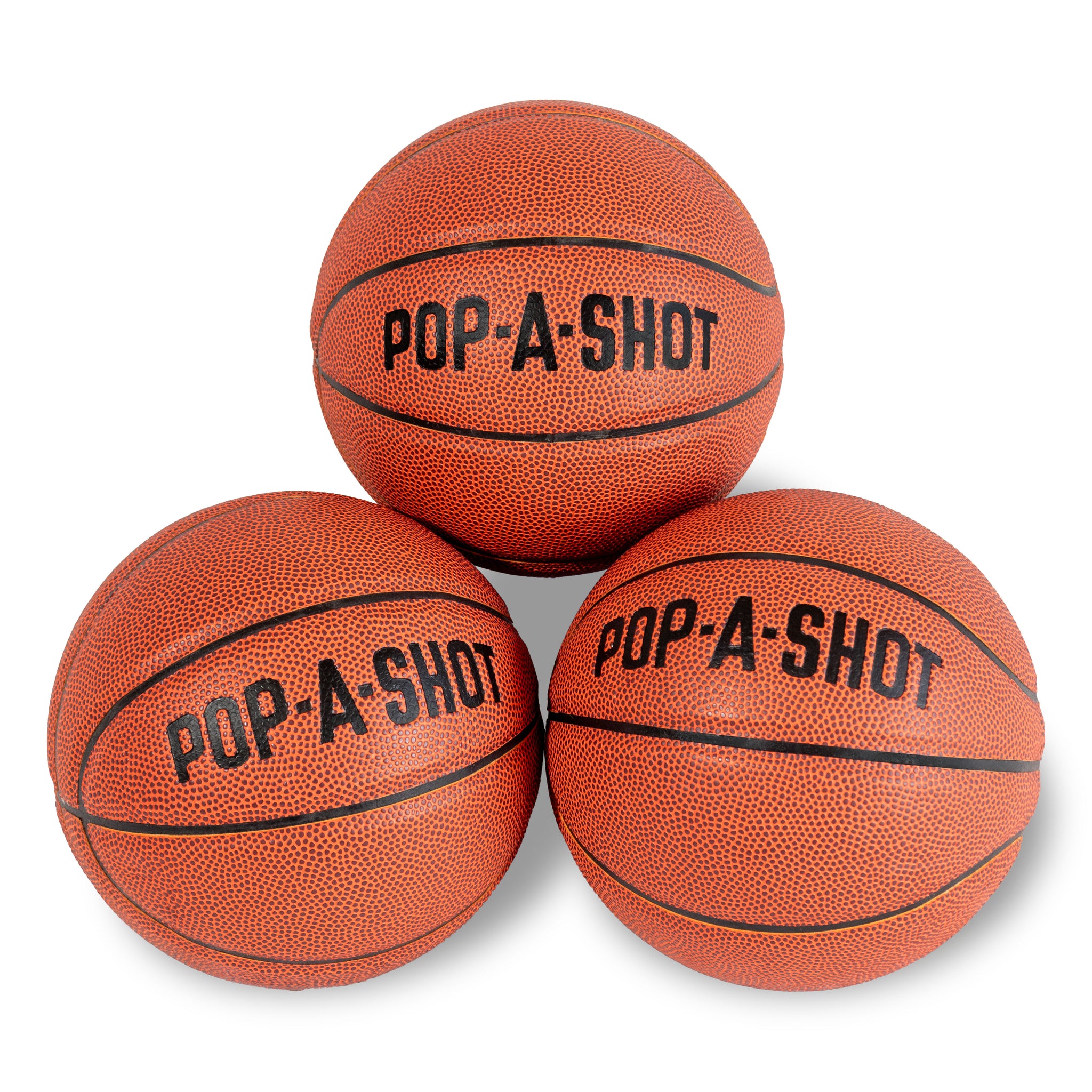 Leather Mini Basketballs - With Logo - Pop-A-Shot®