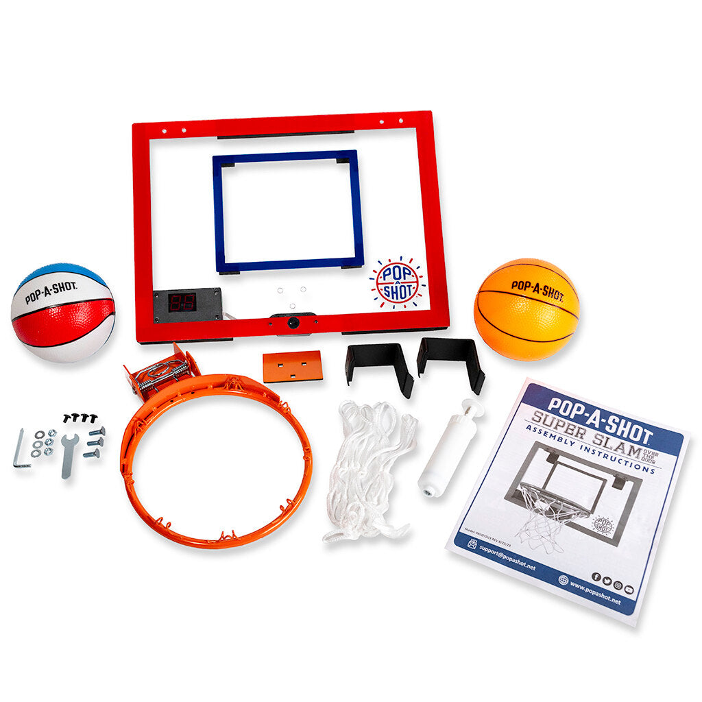 Super Slam | Over-the-Door Basketball Hoop | Pop-A-Shot®